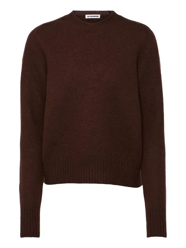 JIL SANDER Wool Sweater - Brown
