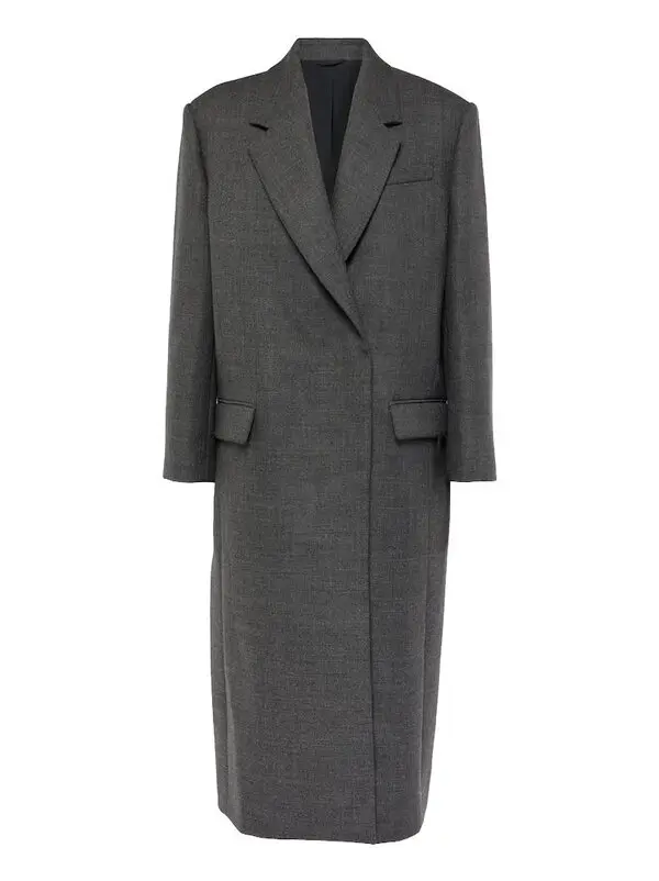 Brunello Cucinelli Virgin Wool Coat - Grey