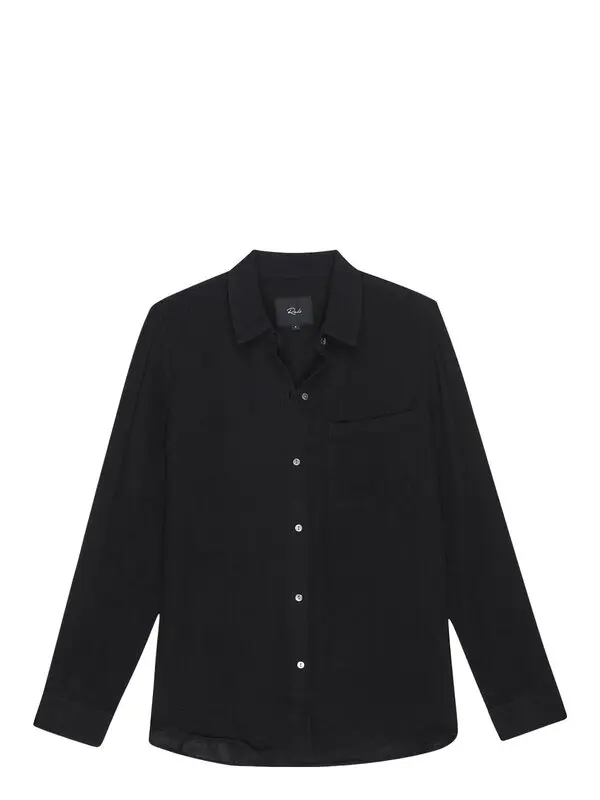 Rails Ellis Gauze Shirt - Black