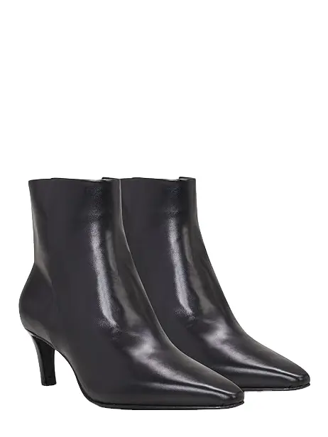 Vince Camuto Quinley Pointed Toe Stiletto Heel Boots - Black