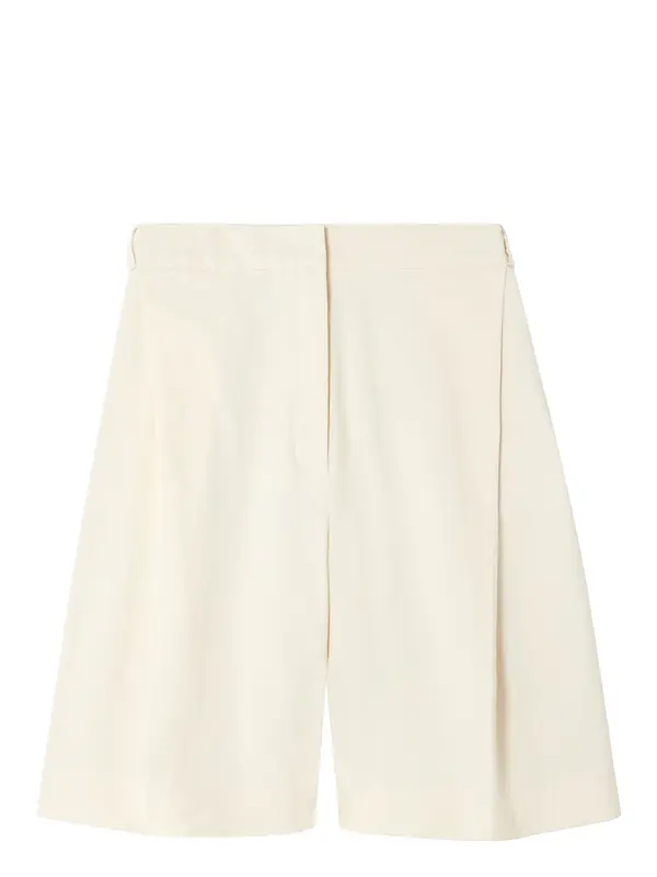 Tove Bella Linen-blend Shorts - Off-white