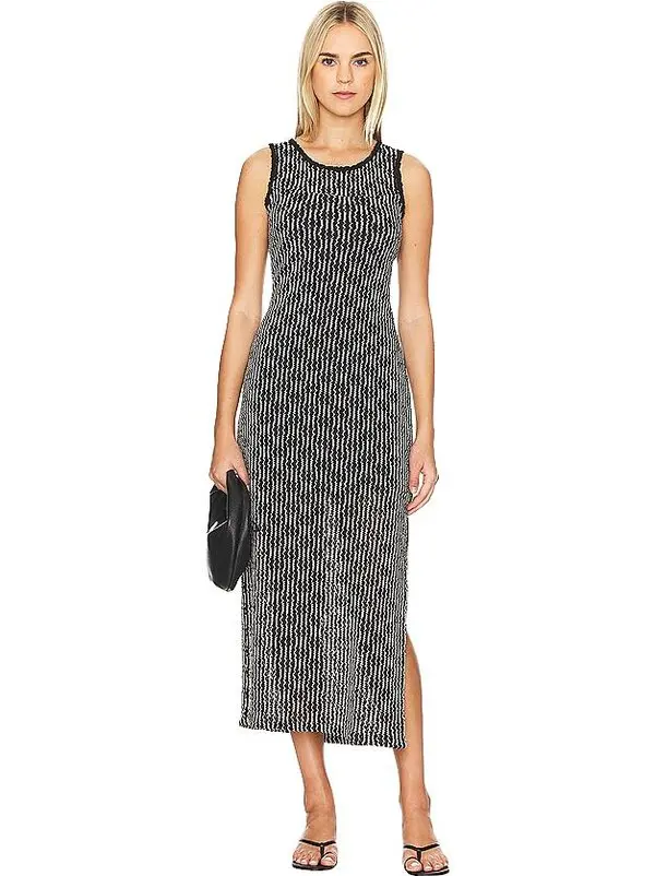 Steve Madden Nyssa Dress - Black & Cream