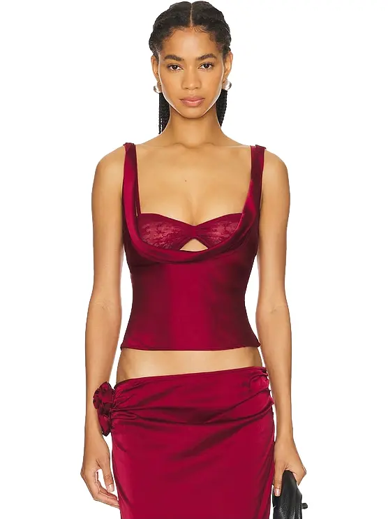 Lioness Delilah Top - Burgundy