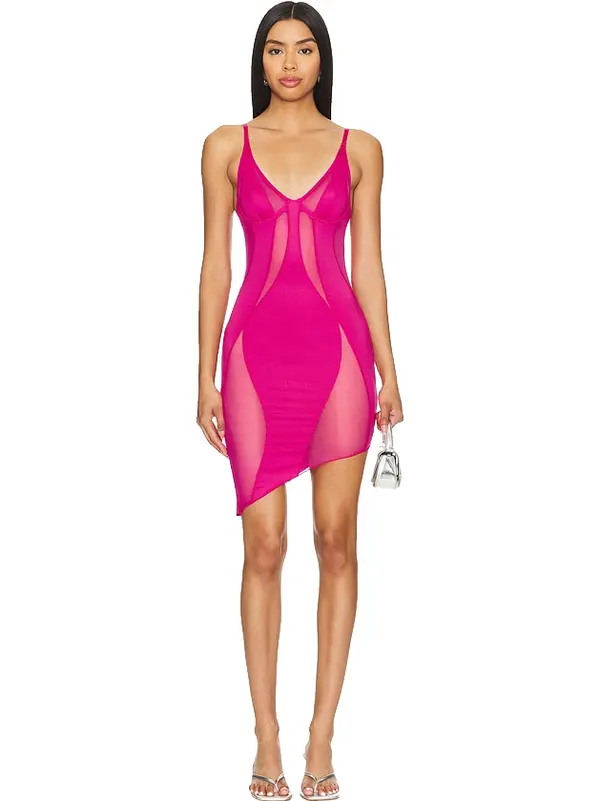 OW Swirl Mini Dress - Pink Dreams