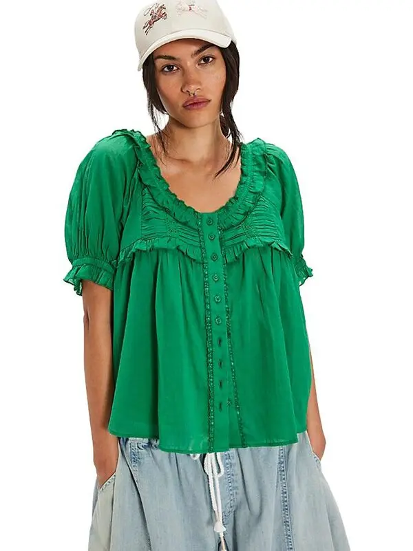 Free People Sweet Nothings Blouse - Fairway