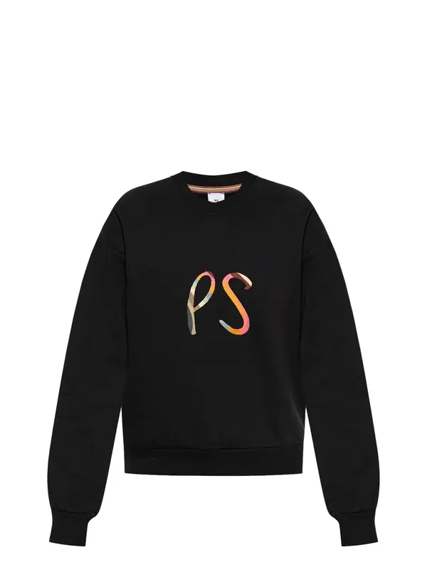 Paul Smith Spray Swirl Organic Cotton Sweatshirt - Black
