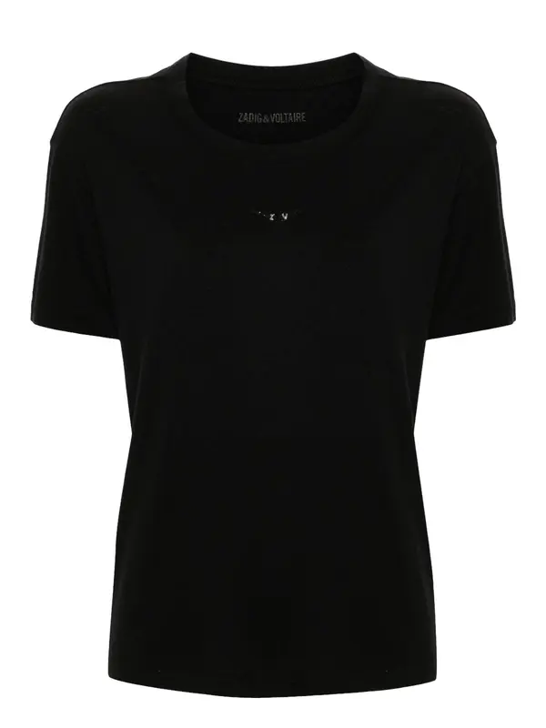 Zadig&Voltaire Marta Wings Appliqué T-shirt - Black