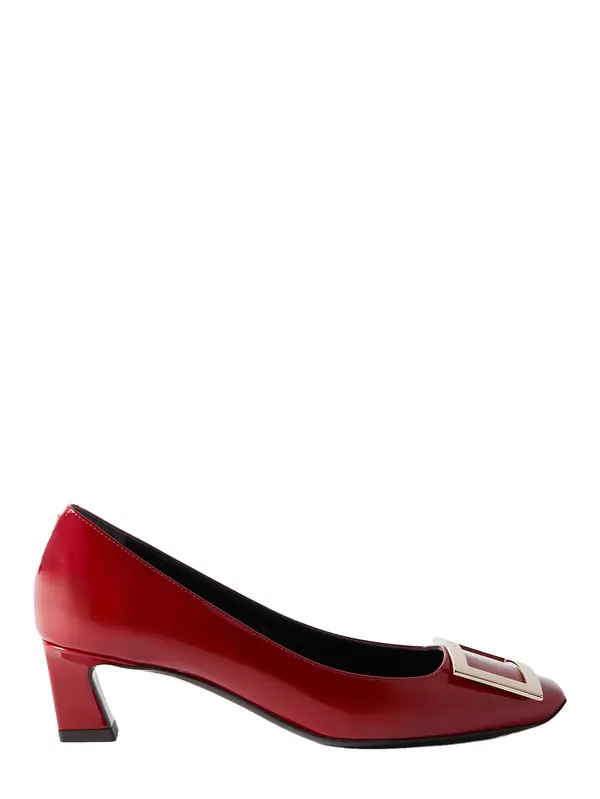 ROGER VIVIER Trompette 45 Patent-leather Pumps - Red