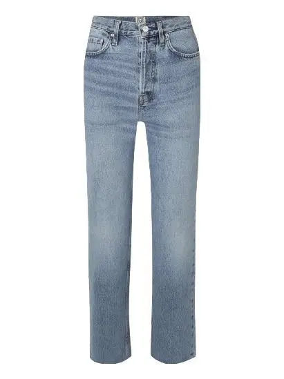 TOTÊME - Classic Cut High-Rise Straight-Leg Organic Jeans