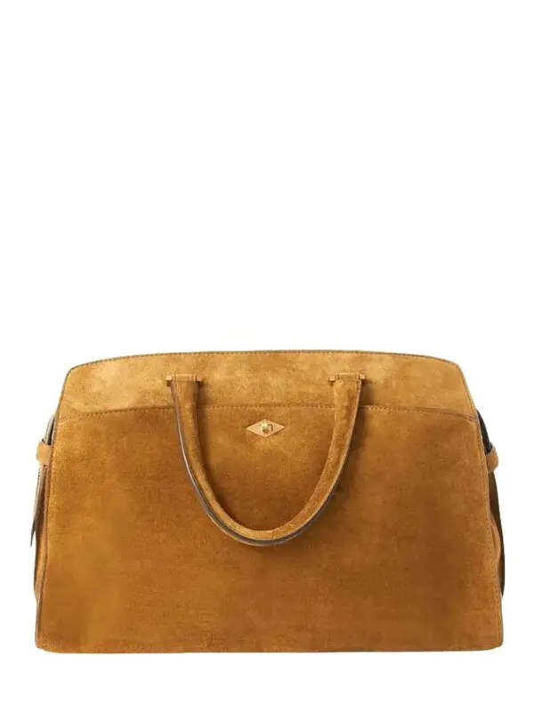 METIER Private Eye Medium Suede Tote - Brown