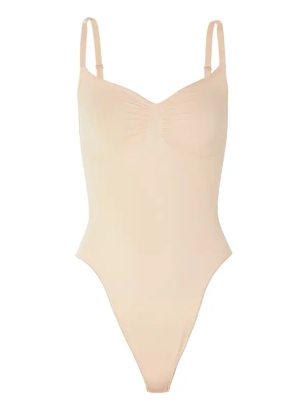 SKIMS Seamless Sculpt Thong Bodysuit - Neutrals