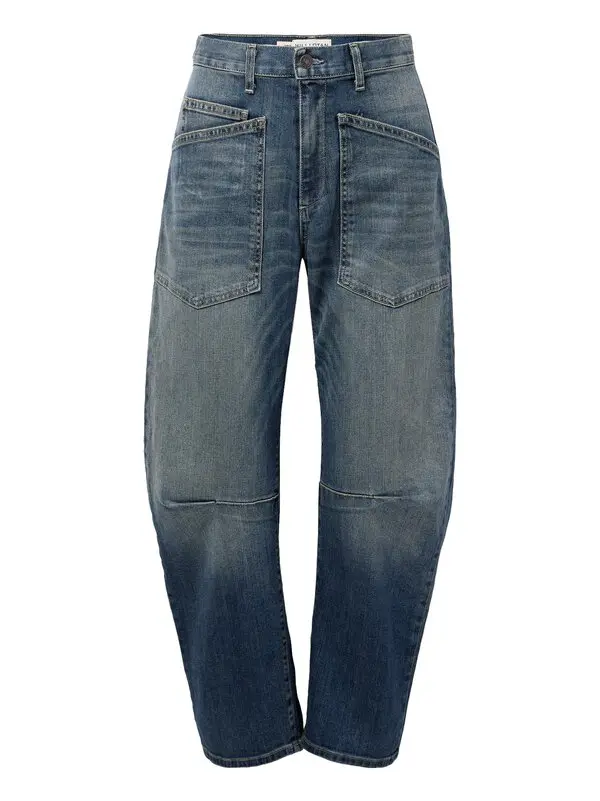 NILI LOTAN Shon Boyfriend Jeans - Blue