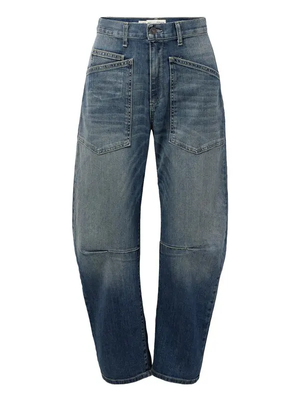 NILI LOTAN Shon Boyfriend Jeans - Blue