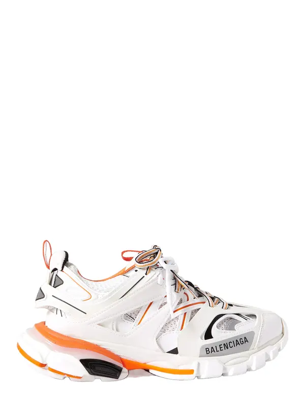 Balenciaga Track Logo Sneakers - White
