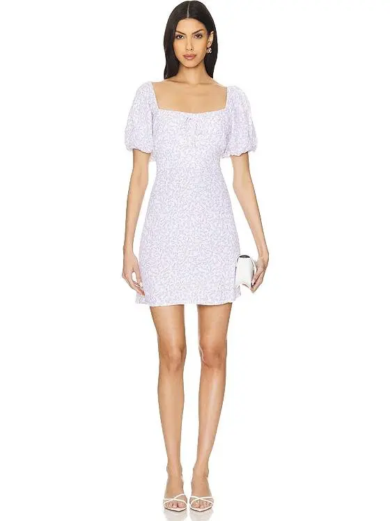 Faithfull The Brand X Lovita Mini Dress - Lavande