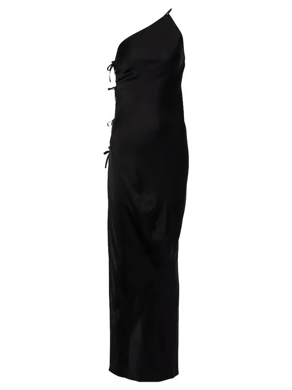 Rick Owens Taco One-shoulder Minidress - Black