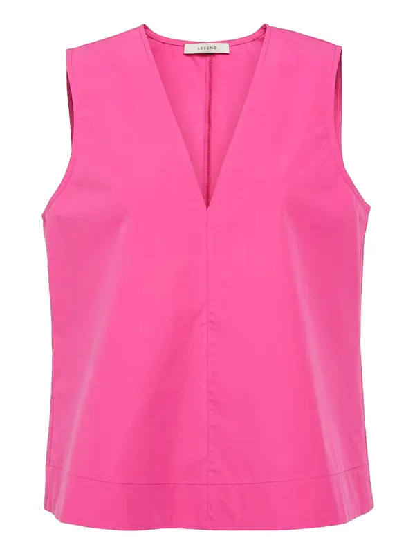 Asceno Phoebe Cotton Top - Pink