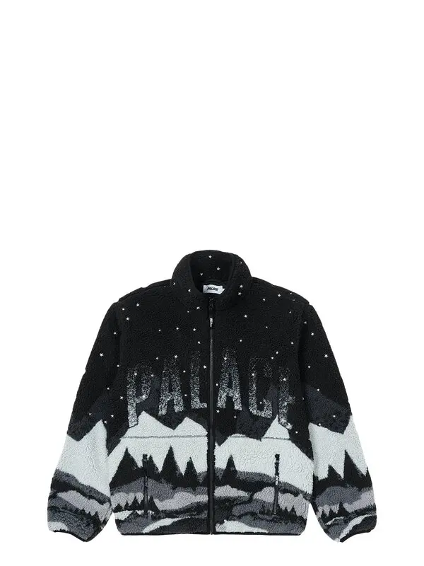 PALACE Peak Funnel Fleece - Black
