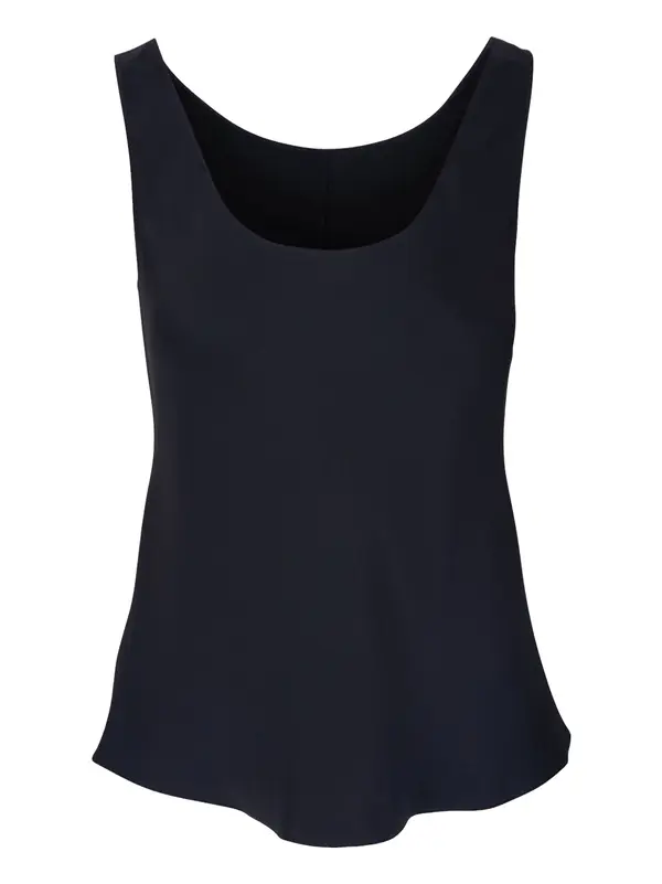 PETER COHEN Silk Tank Top - Blue