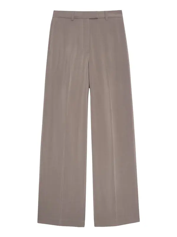 ANINE BING Dolan Wide-leg Trousers - Grey