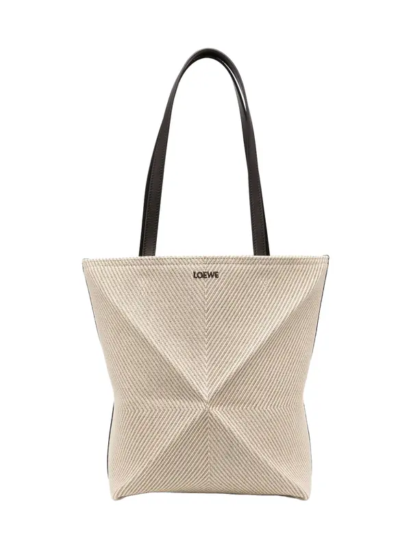 Loewe Puzzle Fold Tote Bag - Neutrals