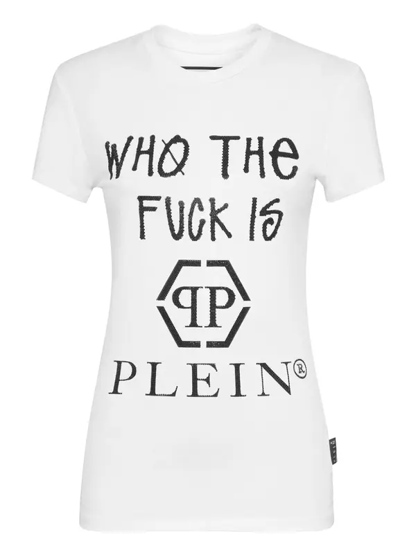 Philipp Plein Logo Lettering T-shirt - White