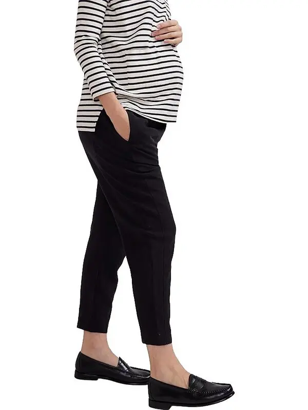 Hatch Collection Asher Maternity Pant - Black
