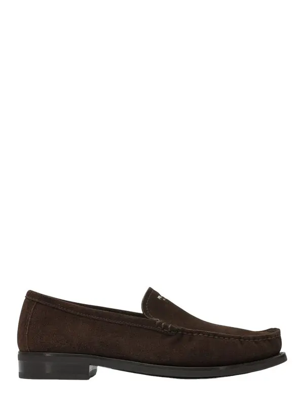 Prada Suede Loafers - Brown
