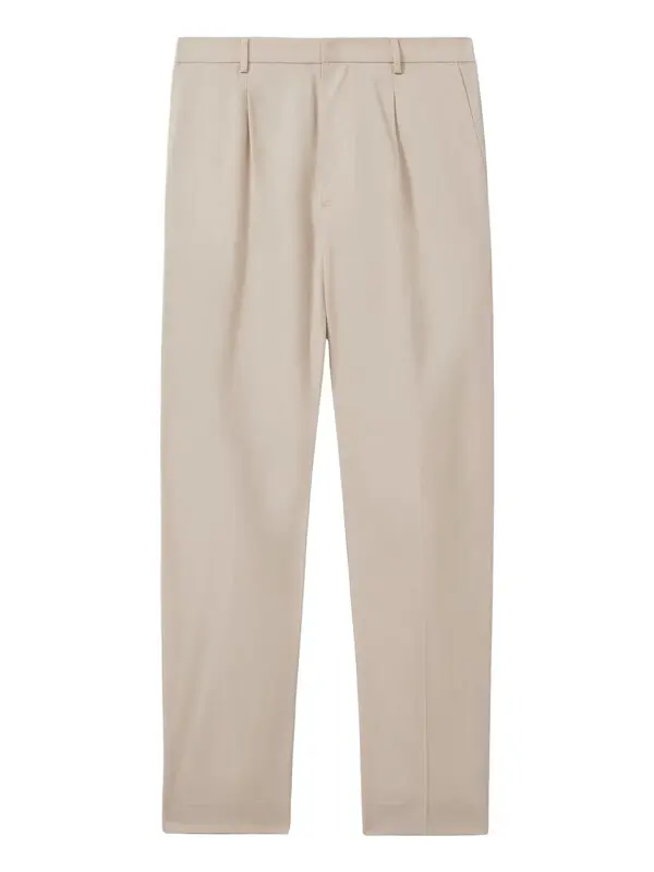 Paige Shultz Straight Leg Trousers - Light Khaki