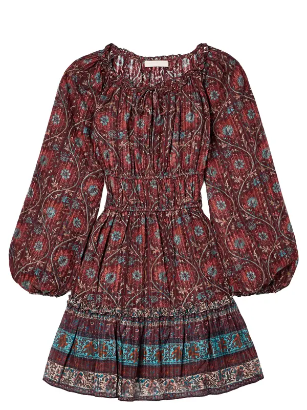 Ulla Johnson Val Floral-print Mini Dress - Multi
