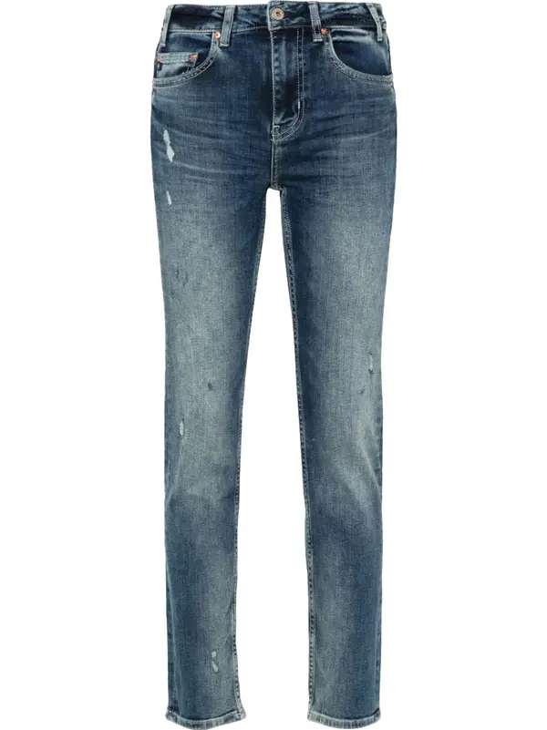 Ag Mid-rise Skinny Jeans - Blue