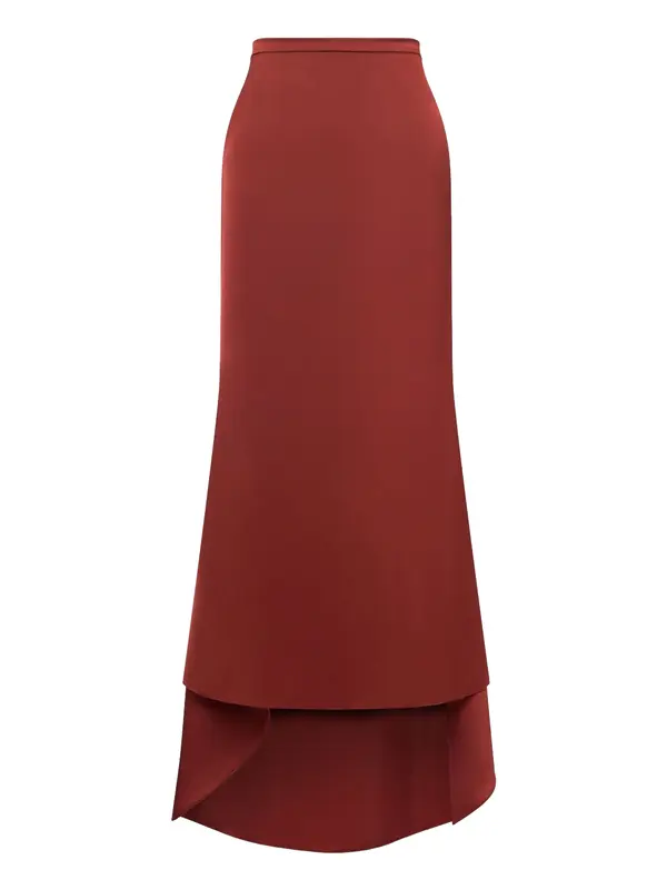 Philosophy Di Lorenzo Serafini Asymmetric Maxi Skirt - Red