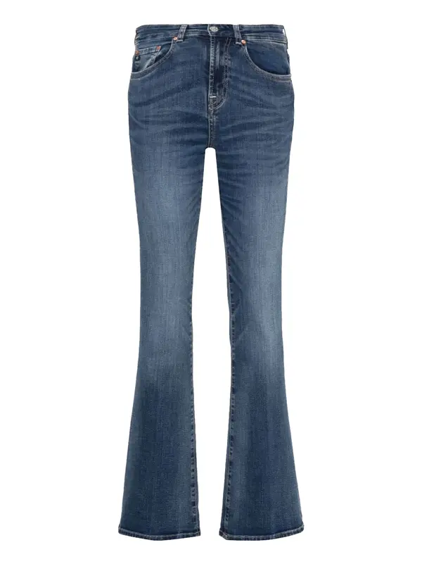 Ag Mid-rise Bootcut Jeans - Blue