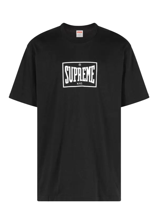 Supreme Warm Up Cotton T-shirt - Black