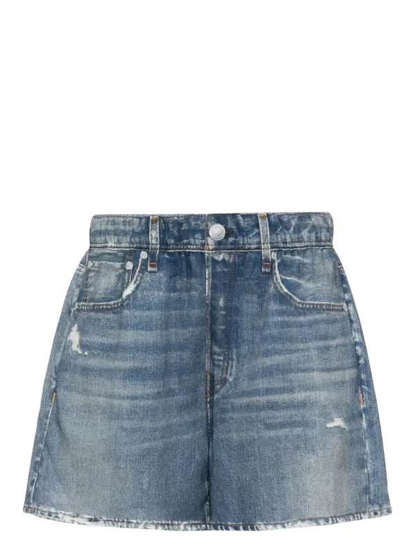 Rag & Bone Miramar Denim Shorts - Blue