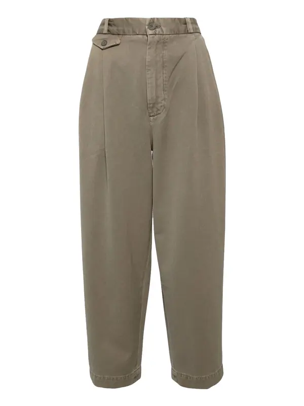 AGOLDE Becker Baggy Tapered Trousers - Green