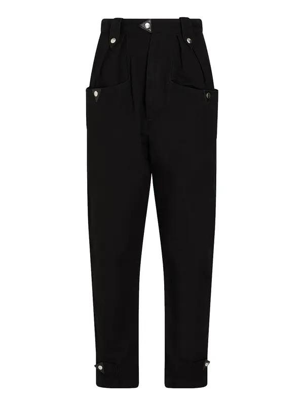 MARANT ETOILE Pulcie Tapered Pants - Black