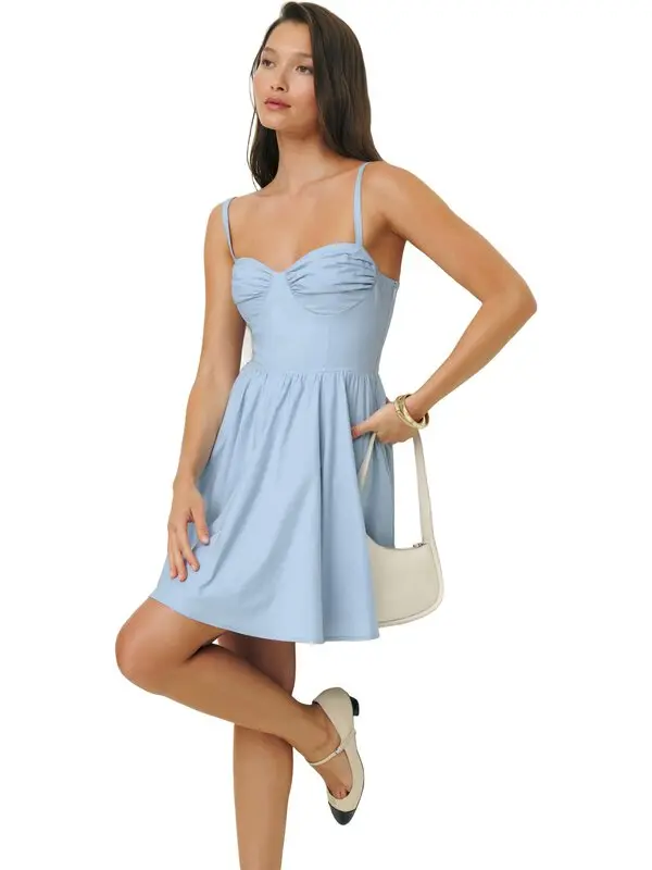 REFORMATION Cherrie Dress - Blue
