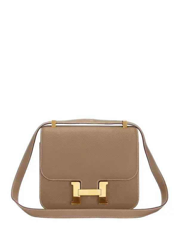 Hermès Epsom Constance 24 Shoulder Bag - Etoupe