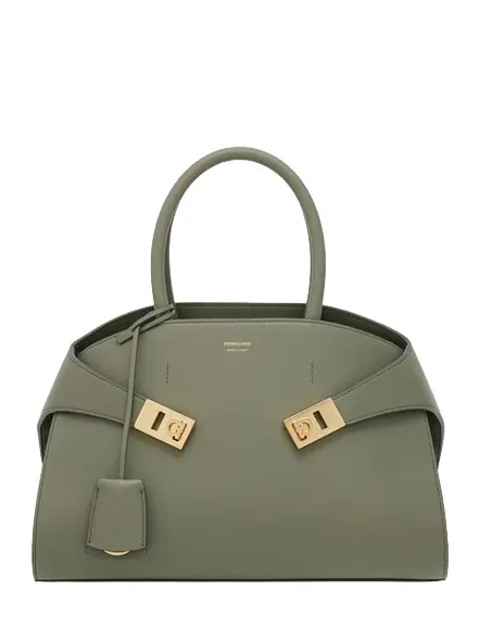FERRAGAMO Hug Handbag - Grey