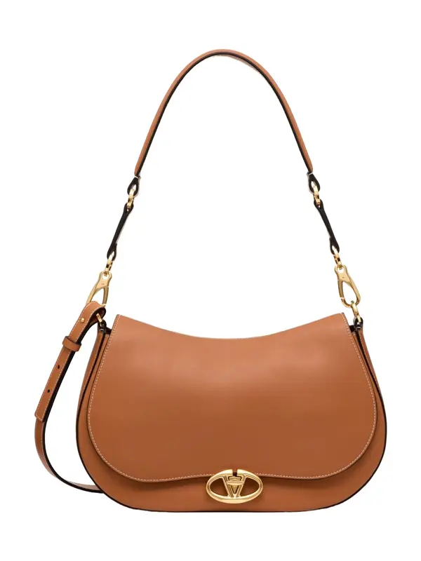 Valentino Garavani Ohval Shoulder Bag - Brown