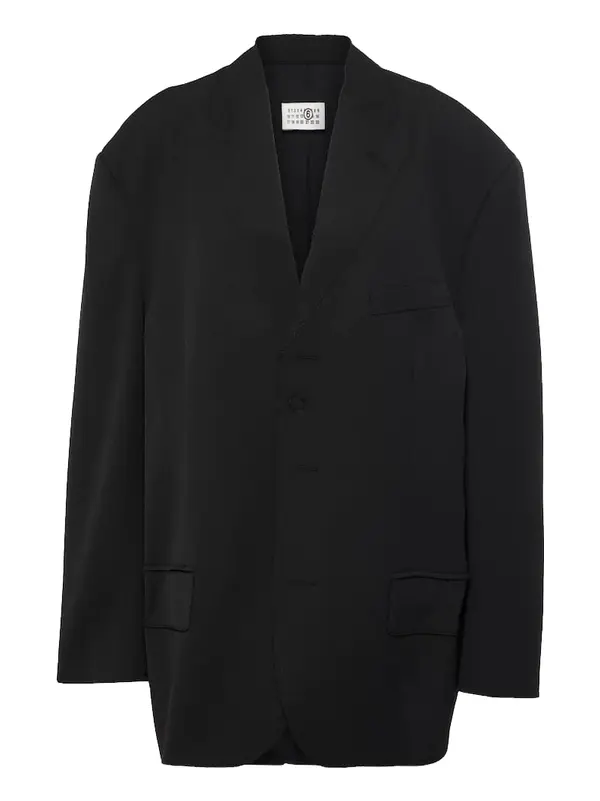 MAISON MARGIELA Crêpe Blazer - Black