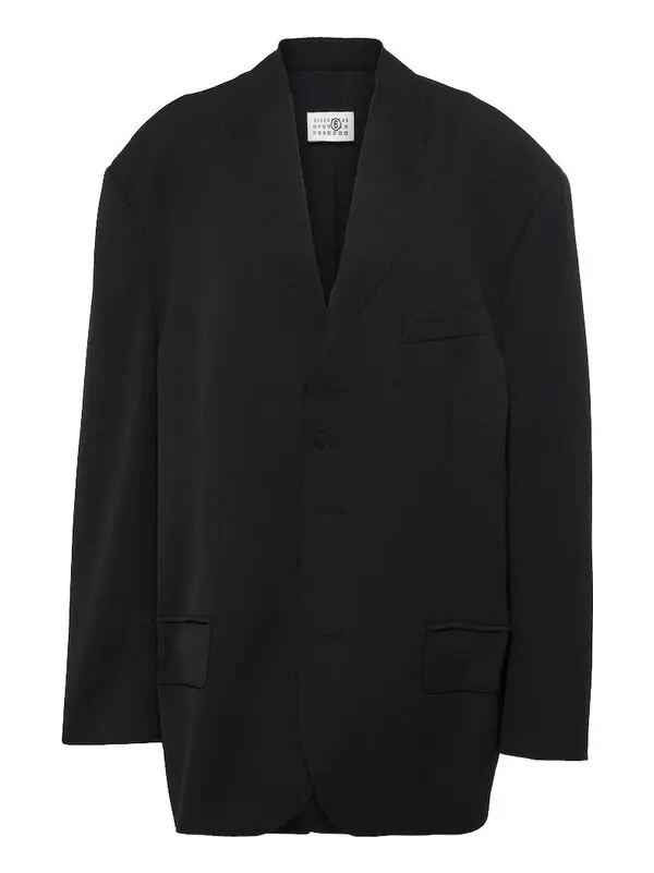 MAISON MARGIELA Crêpe Blazer - Black