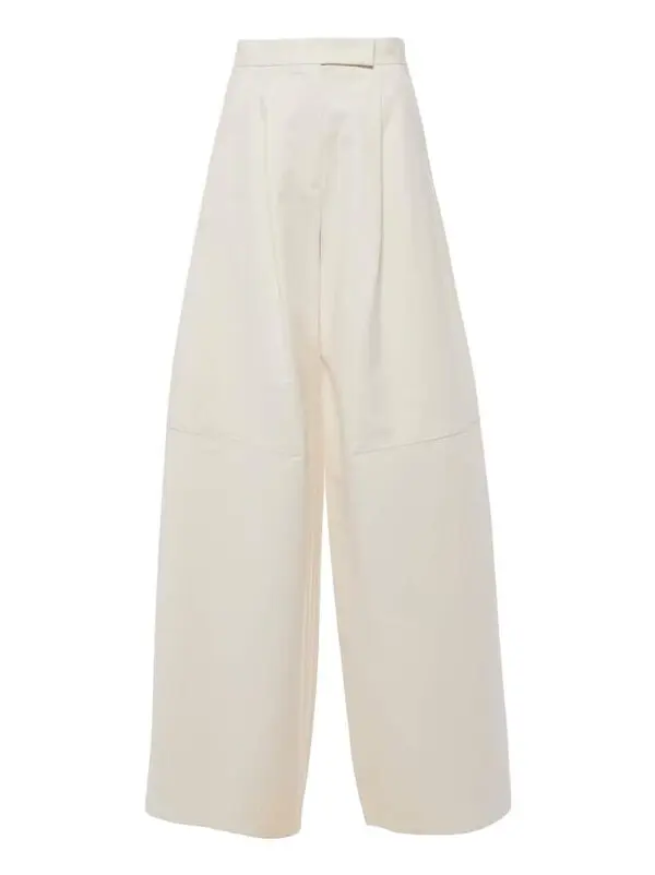 Max Mara Avoriaz Wide-leg Pants - White
