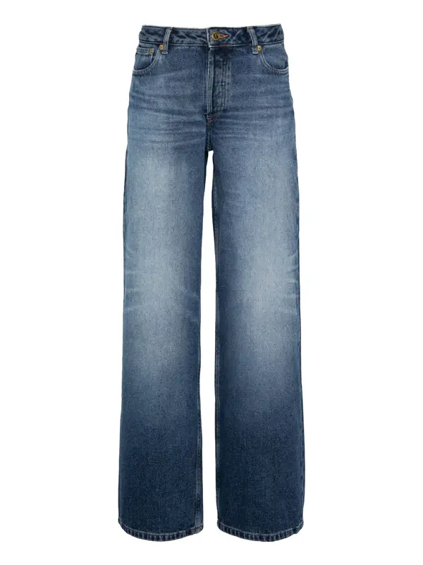 A.p.c. Elizabeth Mid-rise Straight-leg Jeans - Blue
