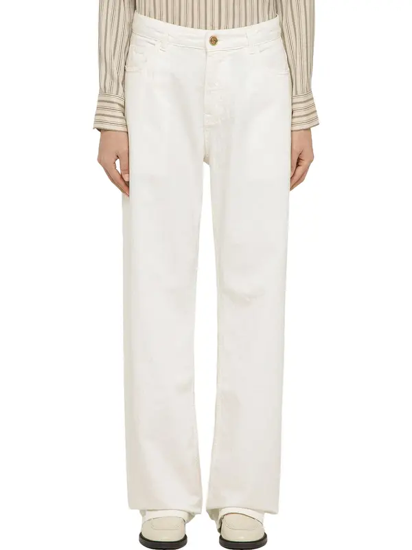 Etro Denim Baggy Jeans - White