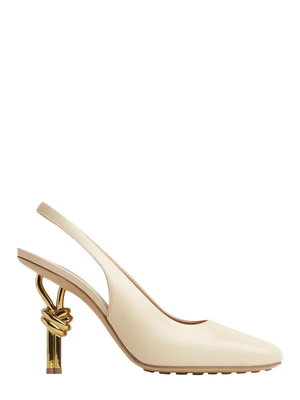 BOTTEGA  VENETA Knot Pump - Sea Salt