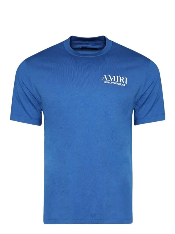 Amiri Bones Stacked Tee - Blue