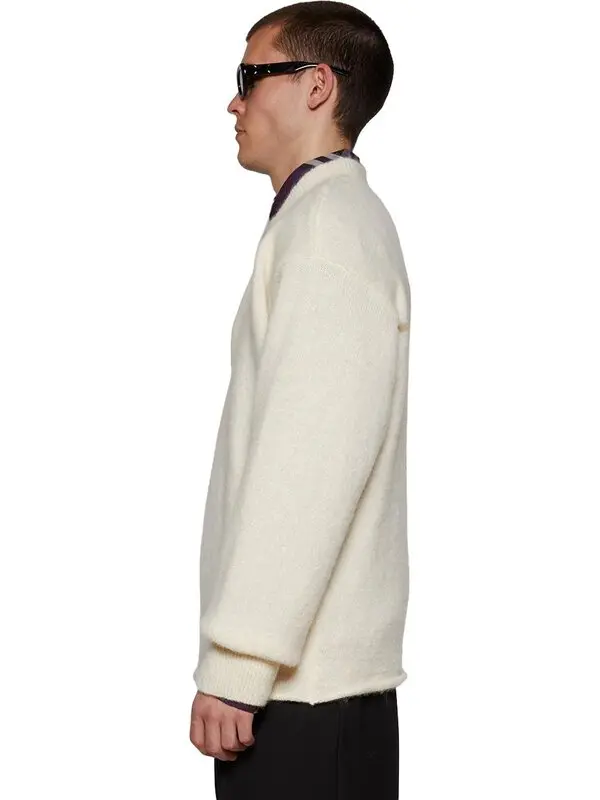 Jacquemus Le Pull Logo Sweater - Light Beige
