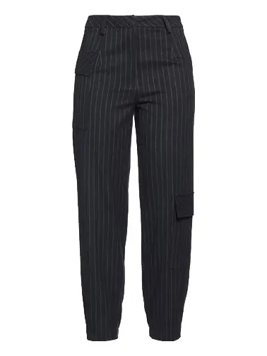 SILVIAN HEACH Pinstriped Cargo Pants - Blue